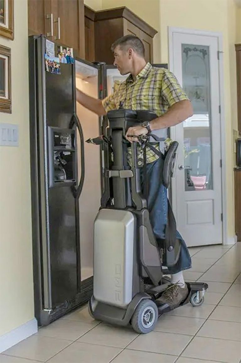 Innovative mobility platform helps disabled to stand and move