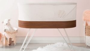 The SNOO Smart Sleeper can rock a baby to sleep