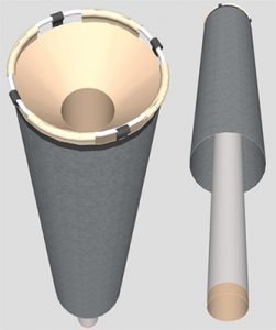 Vertical Escape Chute for emergency evacuation from high-rises