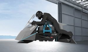 The Speeder - World's first jet-powered flying motorcycle