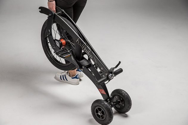 Halfbike: The compact and light standing bike