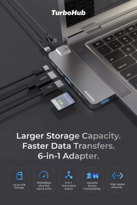 TurboHub: Fastest All-in-One SSD & Multiport Adapter