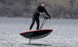 The HydroFlyer: World's most advanced e-foil with detachable handlebars