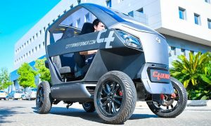 City Transformer: Smart electric folding car adjusts its size according ...