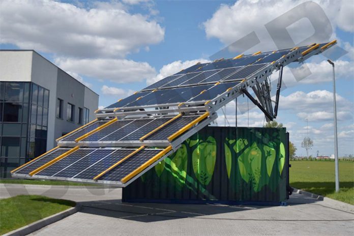 MOVEit mobile solar container helps utilize solar power in any location