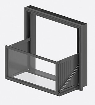 Bloomframe window morphs magically into a balcony within a minute