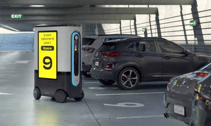 EV Safe Charge ZiGGY: Mobile EV Charging Robot
