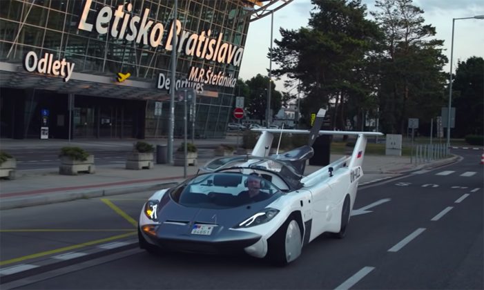 Transformable AirCar flying car gets approved to fly