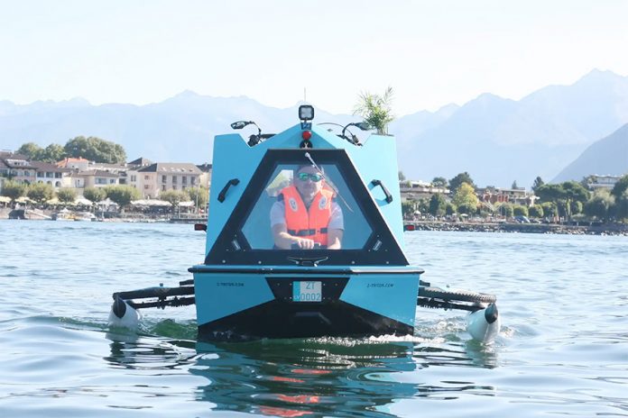 BeTRITON - Amphibious camper-trike hits production