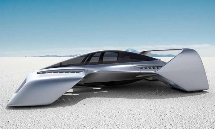 LEO Flight's manned flying prototype for its eVTOL hypercar