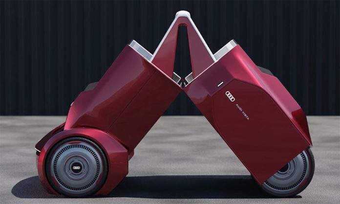 The new 4-seater car that transforms into a Segway