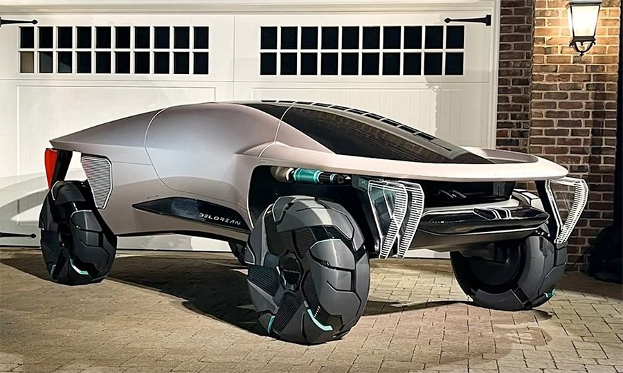 DeLorean Omega 2040 The Off road Car From The Future