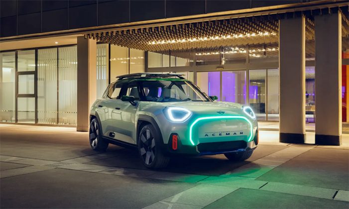 The first all-electric crossover model in the new MINI family