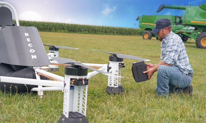 Ultralight eVTOL lets farmers take to the sky