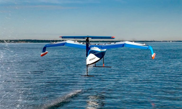 World’s first hydrofoiling wing-in-ground-effect vehicle
