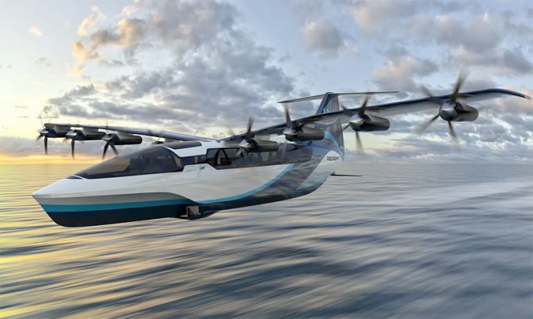 World’s first hydrofoiling wing-in-ground-effect vehicle