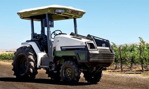 First commercial "driver-optional" electric tractor by Monarch
