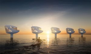 These luxurious floating pods are an eco-friendly residence on the sea