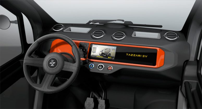 Tazzari unveils its new electric city car, Minimax