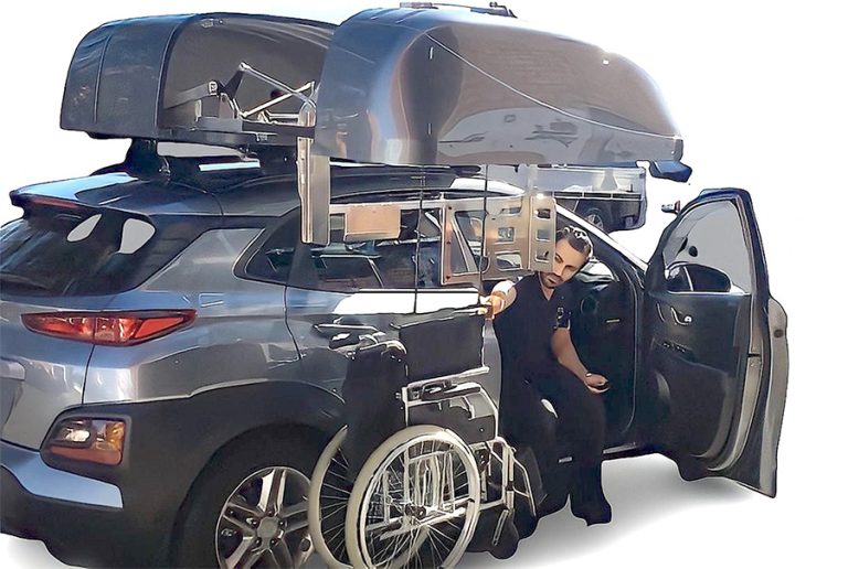 Chair Topper: Load, transport, and retrieve your wheelchair using a ...