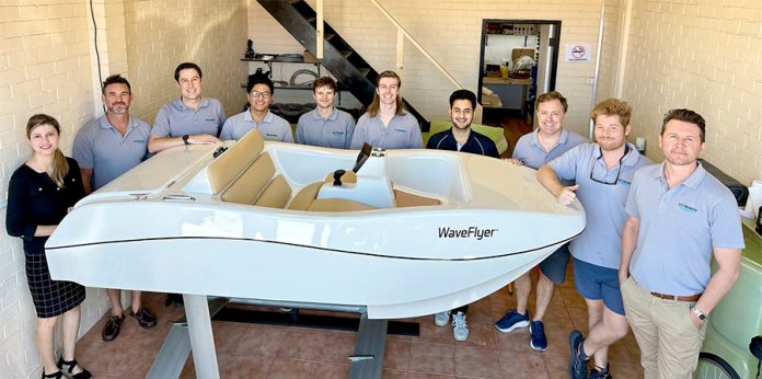 WaveFlyer Volaré: The new hydrofoil boat that skims the waves