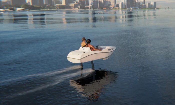 WaveFlyer Volaré: The new hydrofoil boat that skims the waves