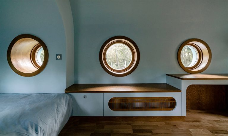 Fly high in Hungary's unique jet-shaped tiny house