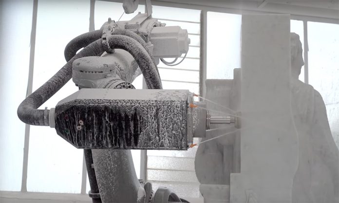Robotor: The Italian robot chisel that creates detailed marble sculptures