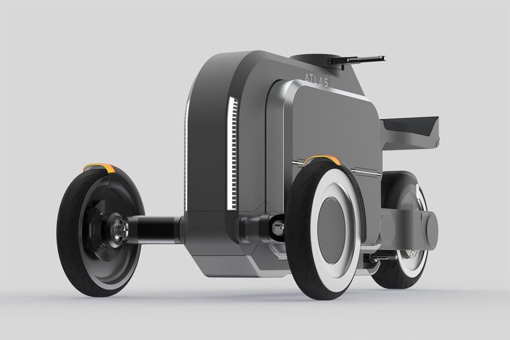 ATLAS: Revolutionary electric scooter streamlining fresh grocery ...