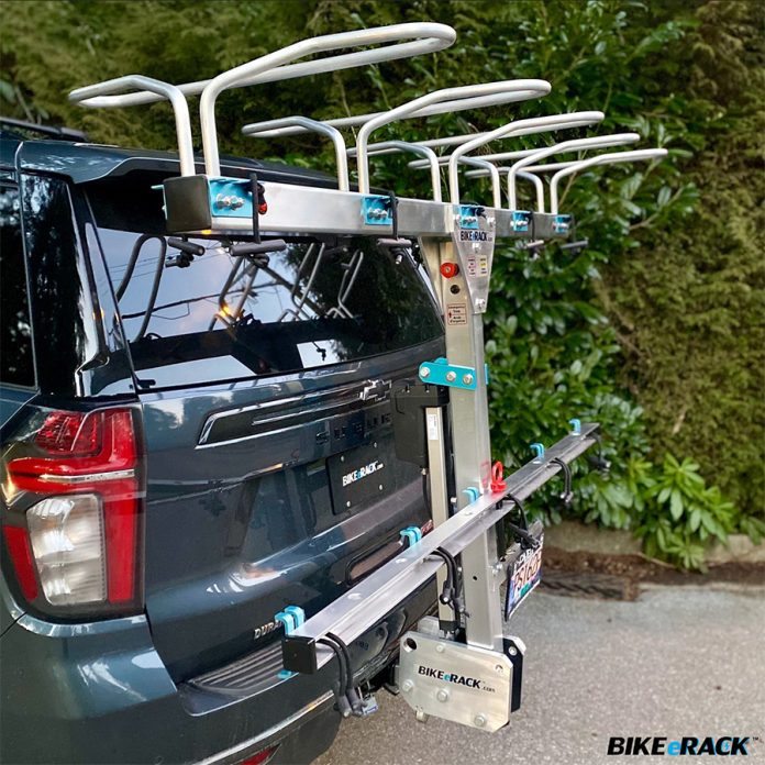Bike eRack: The motorized solution for loading bikes onto cars