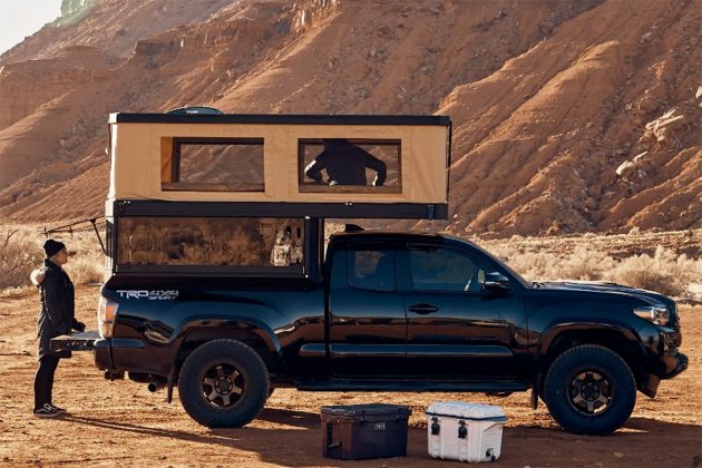 Tune M1 camping topper: Innovative flared design with panoramic views