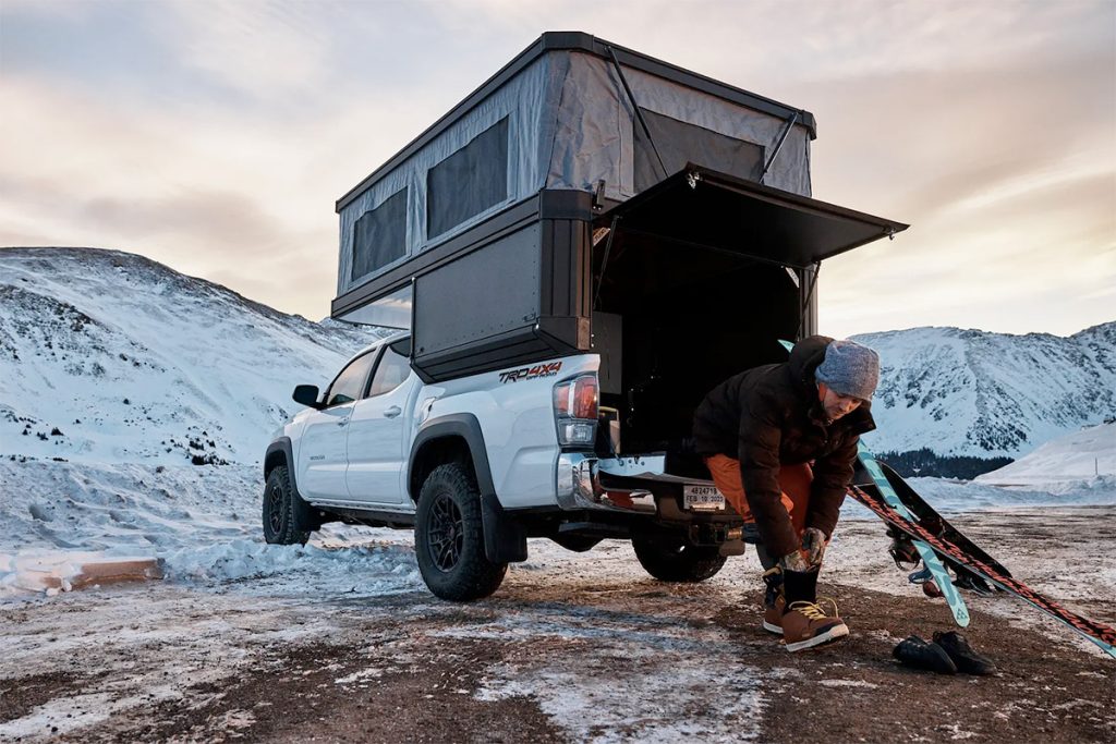 Tune M1 camping topper: Innovative flared design with panoramic views