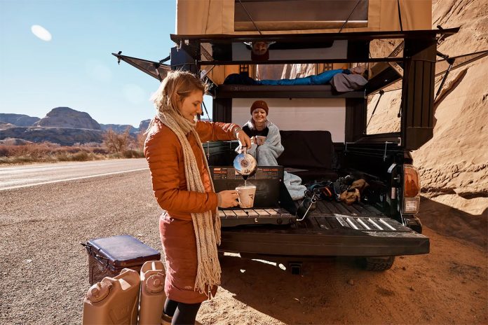 Tune M1 camping topper: Innovative flared design with panoramic views