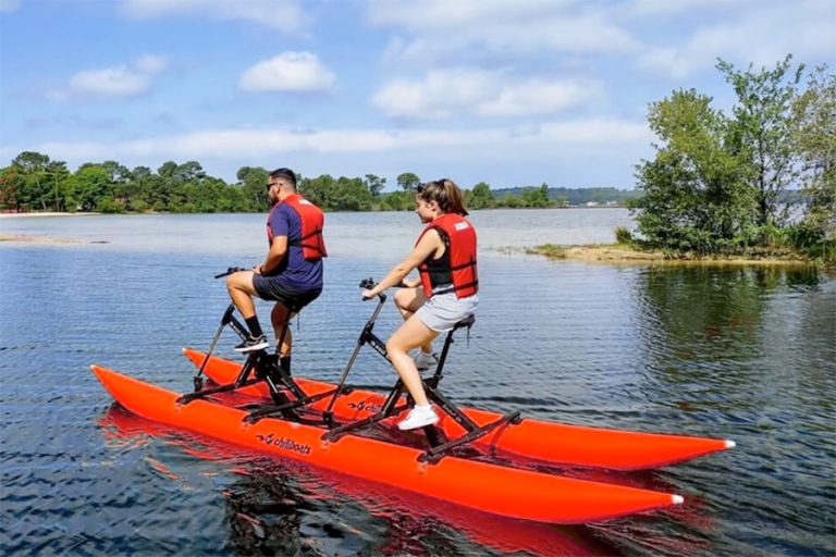 Skim across the water on these high-performance waterbikes