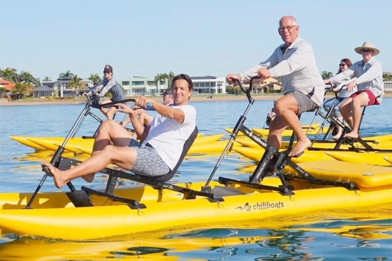 Skim across the water on these high-performance waterbikes