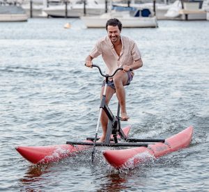 Skim across the water on these high-performance waterbikes