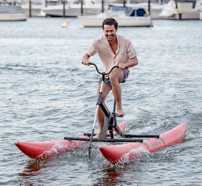 Skim across the water on these high-performance waterbikes