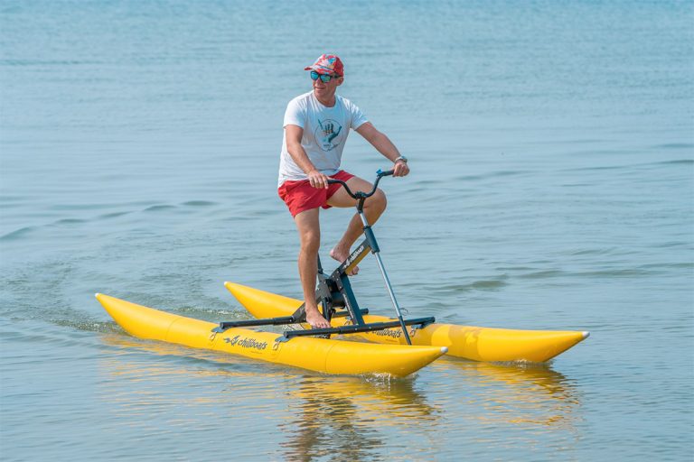 Skim across the water on these high-performance waterbikes