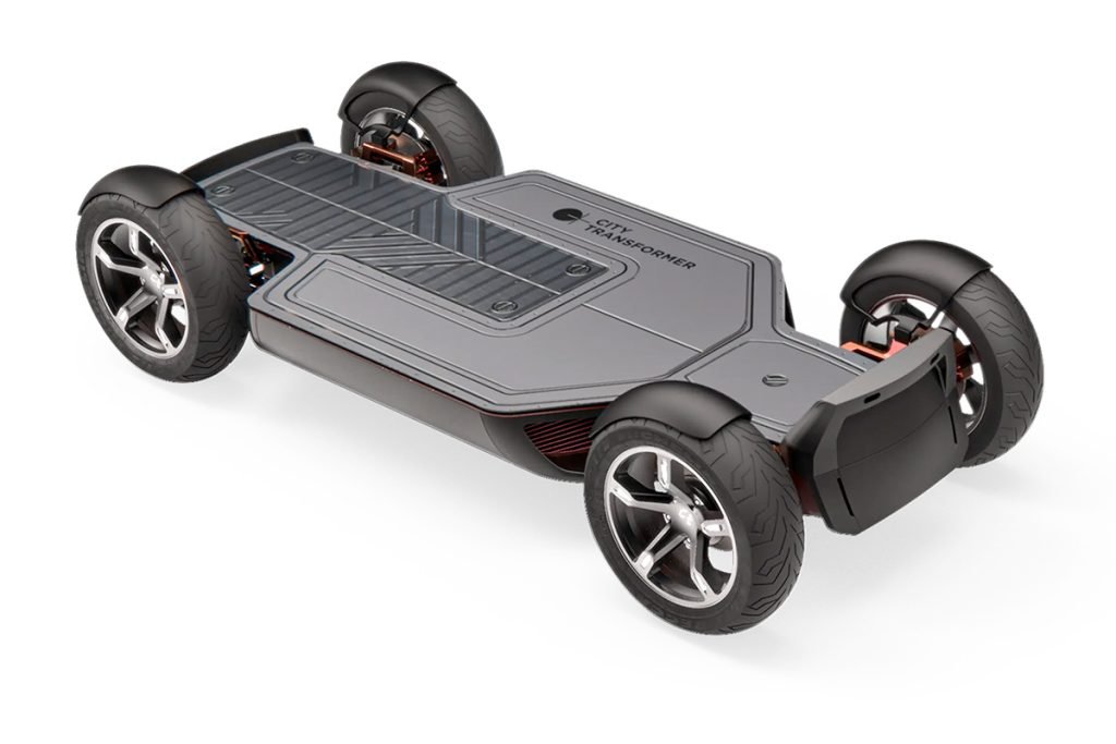 Electric microcar shape-shifts to offer motorcycle maneuvering and car ...