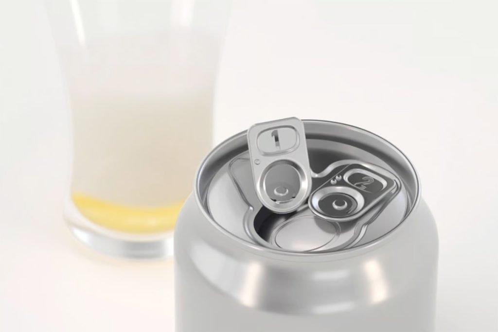 Dual-tab beer can aims for the perfect pour
