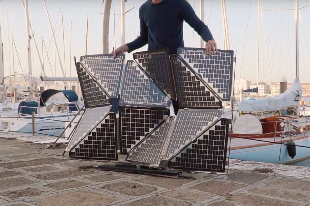Foldable origami solar panels are a portable solution for off-grid ...