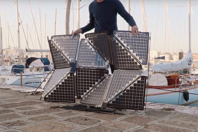 Foldable origami solar panels are a portable solution for off-grid ...