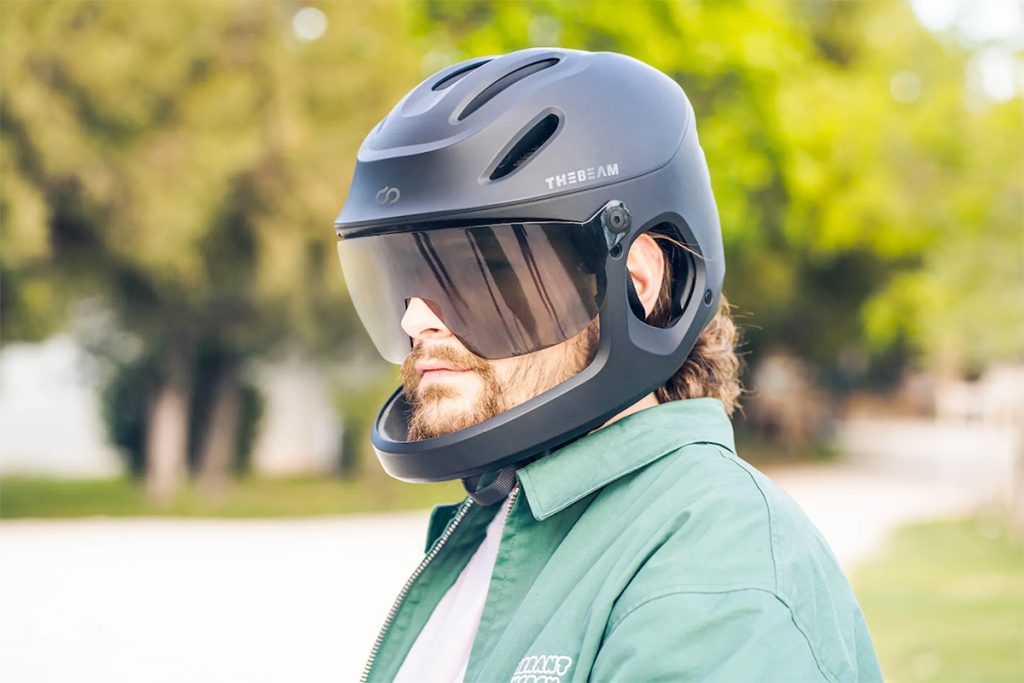Full-face helmet made for high-speed e-biking