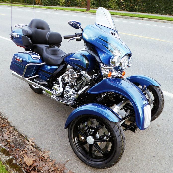 The three-wheel motorcycle conversion that lets you lean