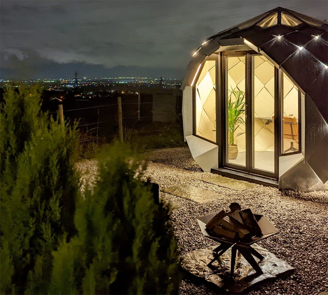 The future of home offices: Anthony Hodson's geodesic Dzome pod