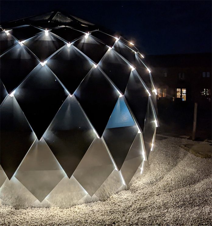 The future of home offices: Anthony Hodson's geodesic Dzome pod