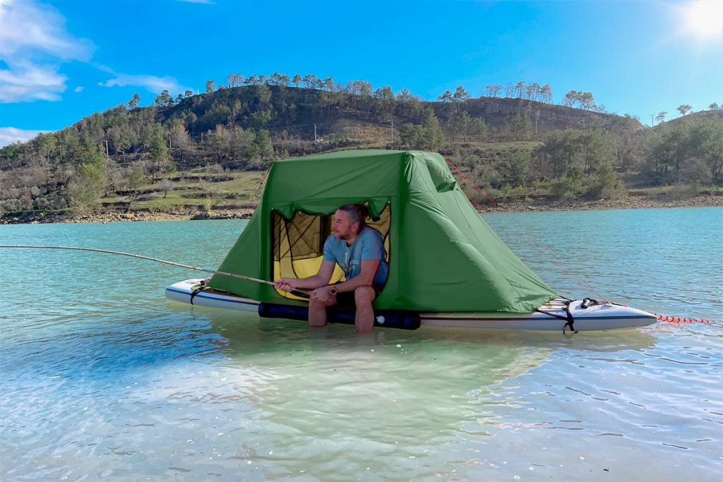 Transform your stand-up paddle board into a floating campsite with the ...