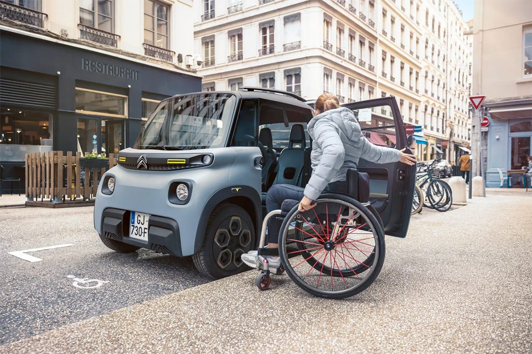 Citroën 'Ami for All' EV: Mobility solution for people with lower limb ...