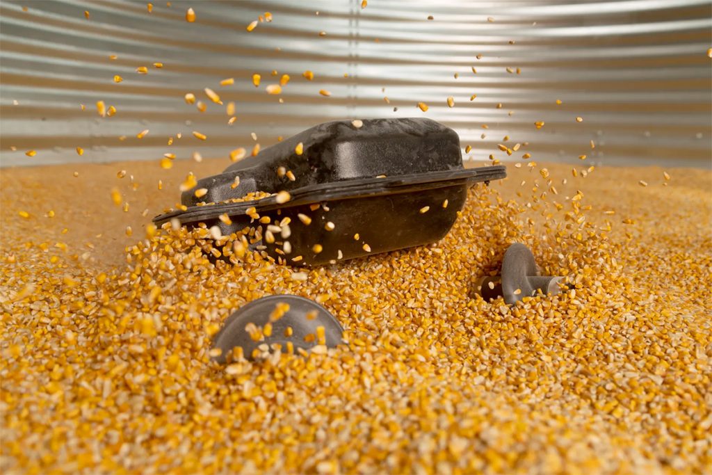 Robot goes into grain bins so farmers don't have to