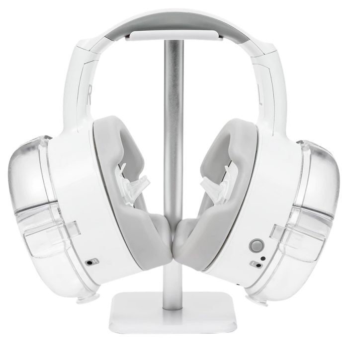 OtoSet automated ear cleaning system looks like a pair of headphones